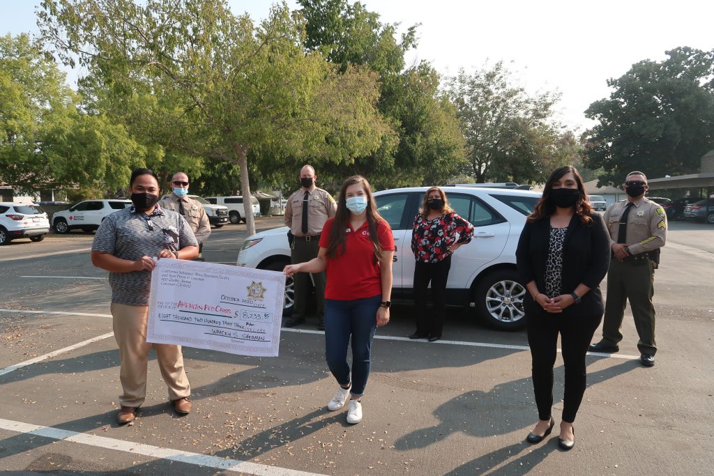 SATF donates over $8k to American Red Cross - Inside CDCR