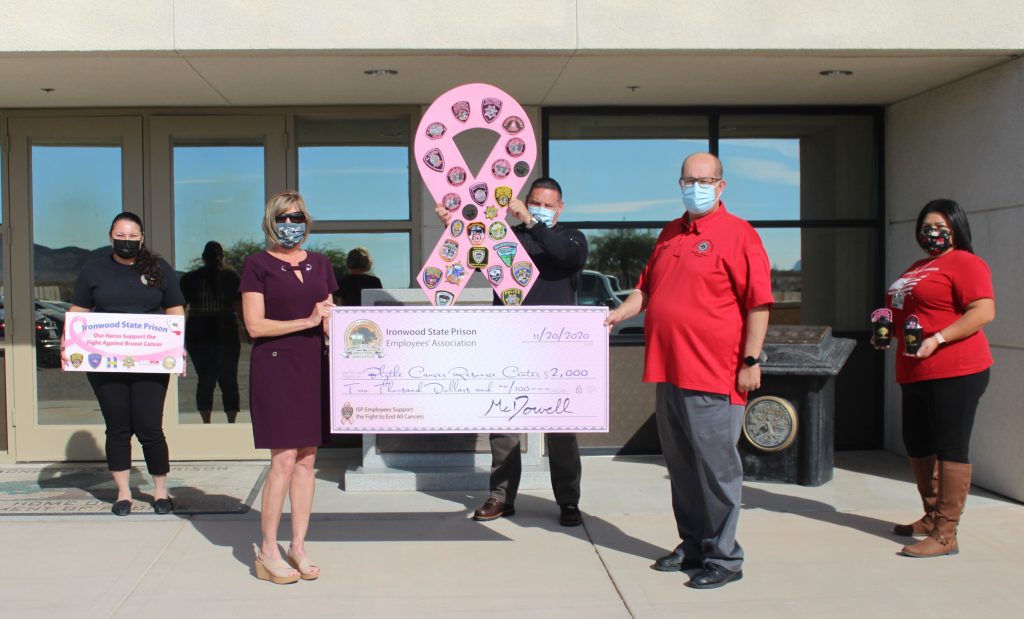 Ironwood prison donates $2,000 to cancer center - Inside CDCR