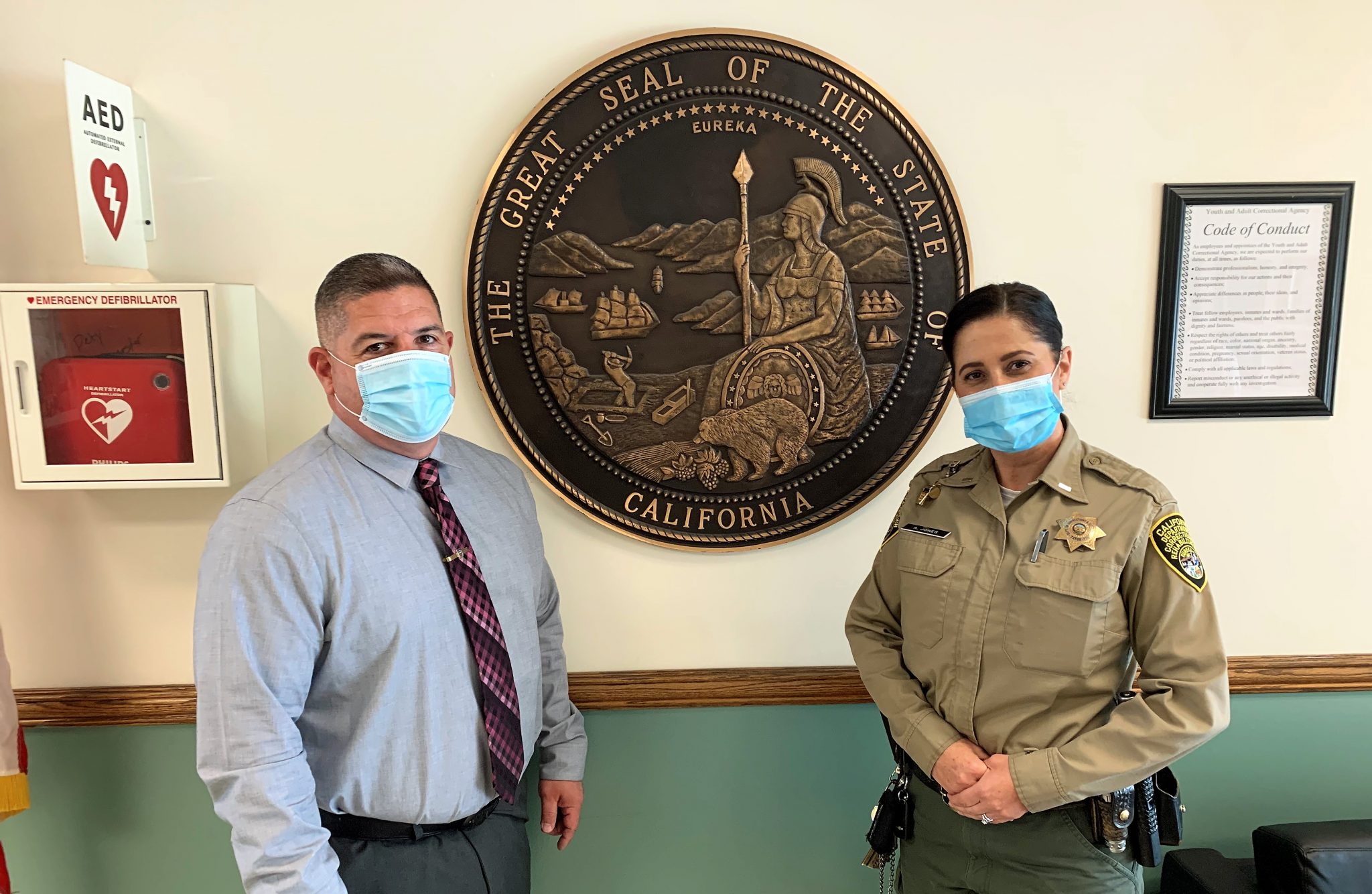 CDCR employees rescue mom, child from sinking car