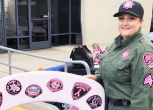 CDCR staff don pink patches for breast cancer