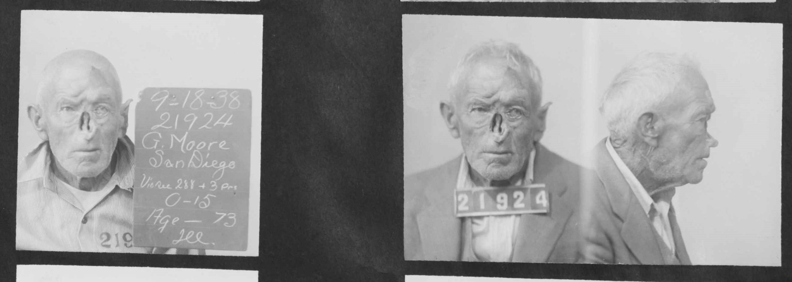 1938 photo shows scars of George Moore’s hard life - Inside CDCR