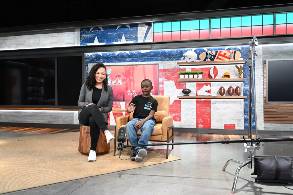 Kids get video messages thanks to NFL, Place4Grace, ARC