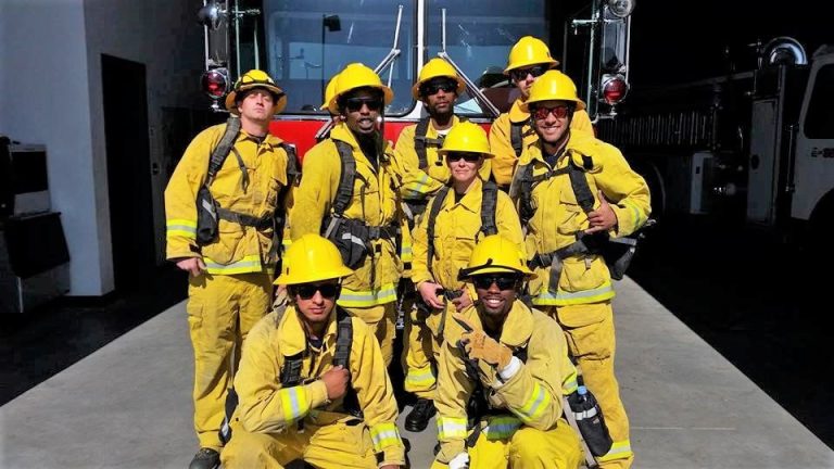 Two formerly incarcerated firefighters receive leadership award and grant