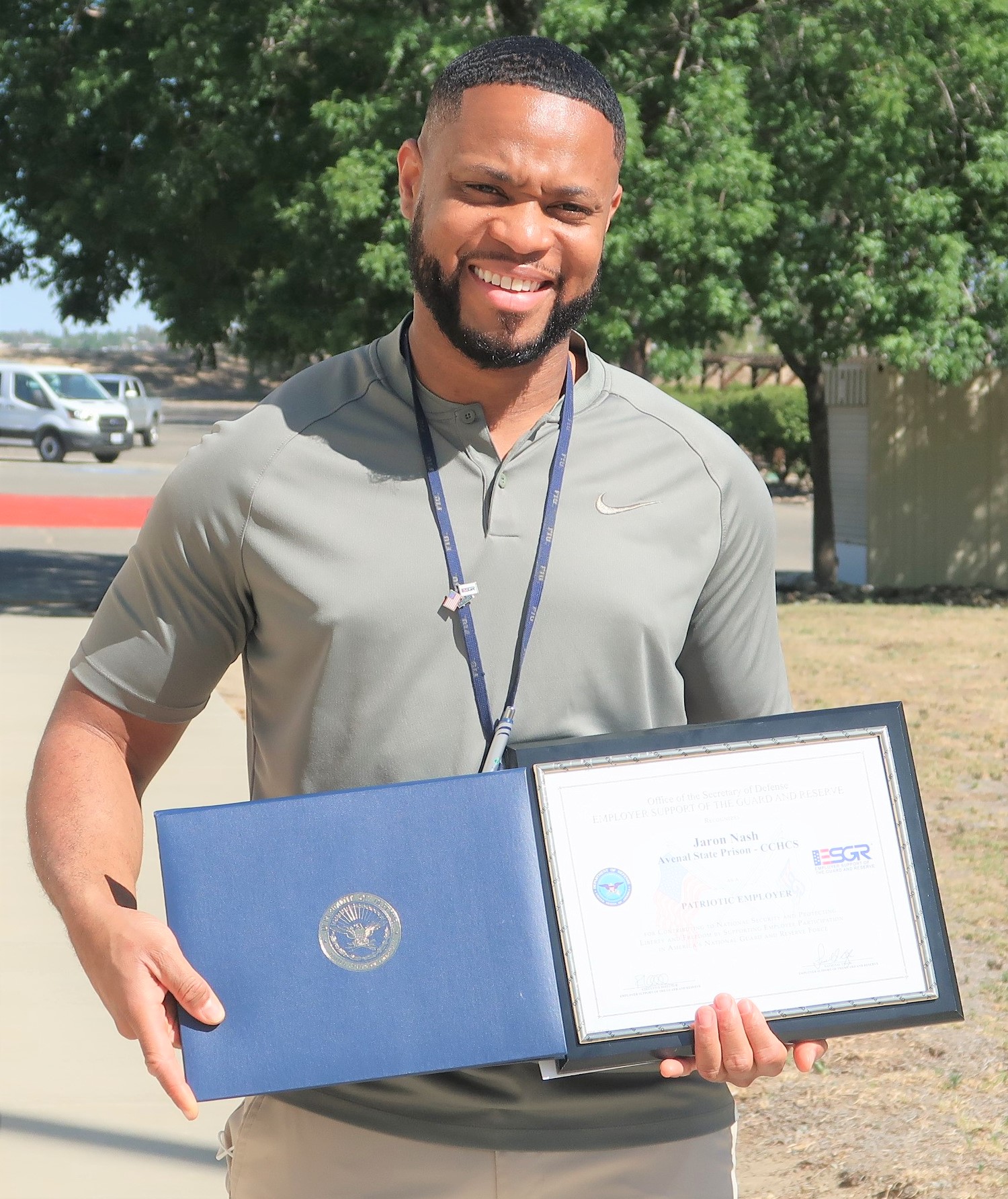 Avenal prison CEO Nash recognized by Secretary of Defense