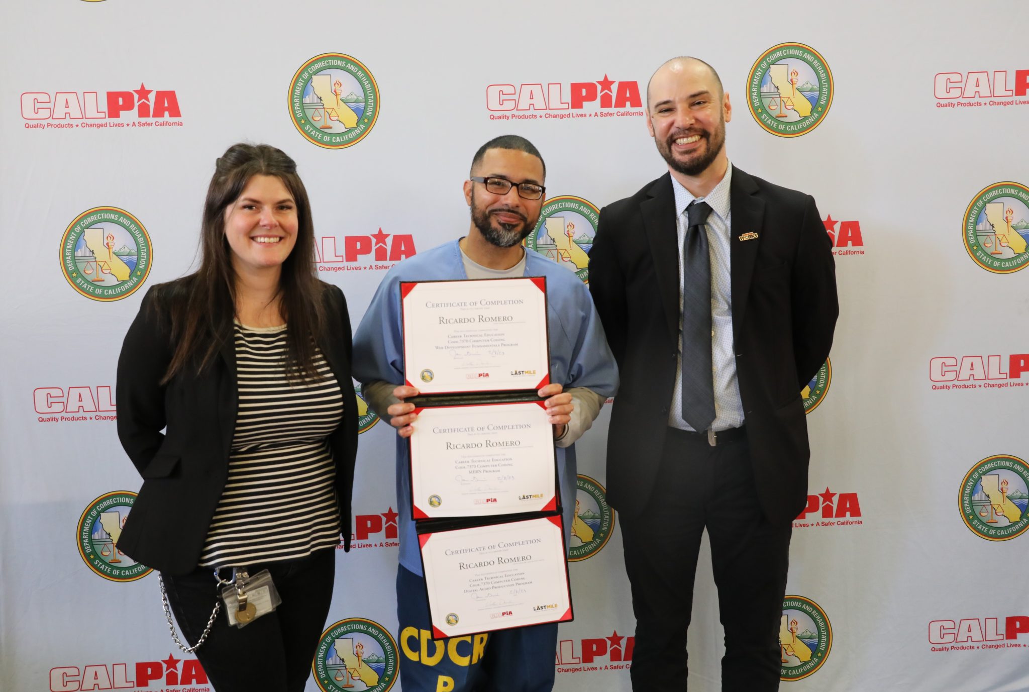 CALPIA graduates earn job certifications at SQ - Inside CDCR