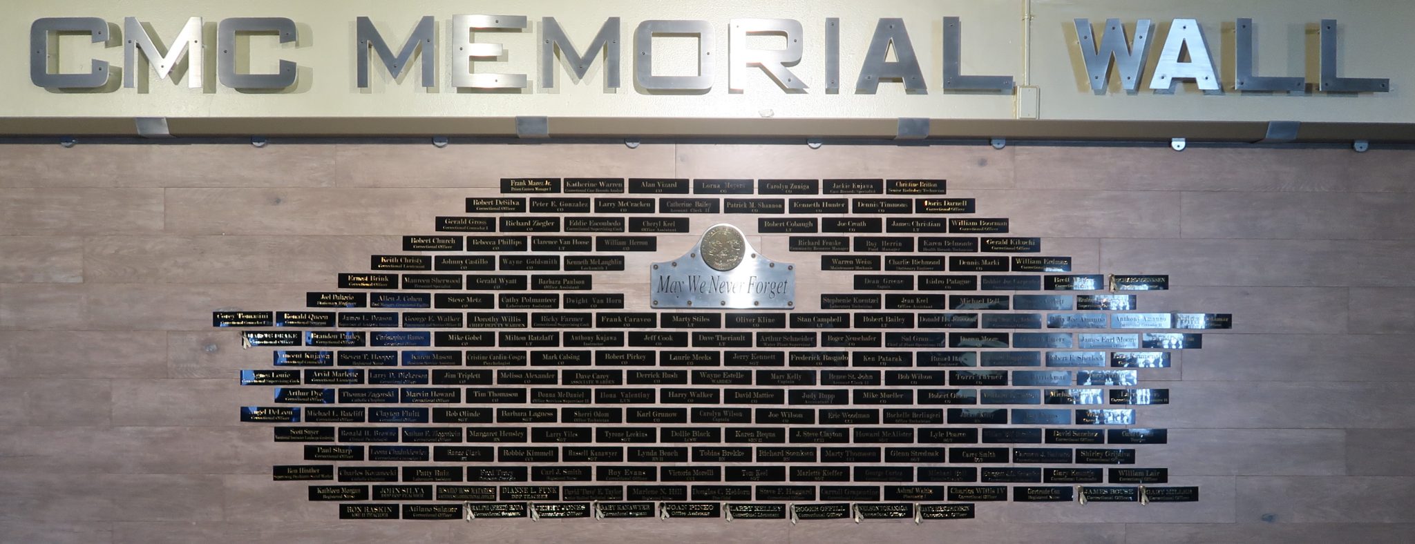 2023 CMC Memorial Wall Ceremony - Inside CDCR