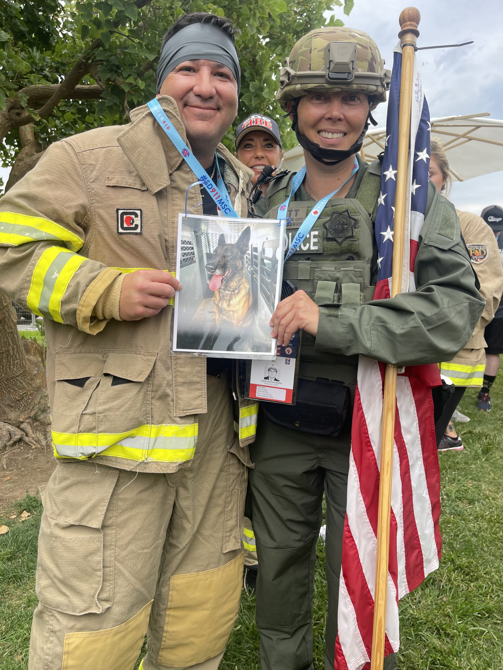 RJD staff climb stairs to honor 9/11 responders