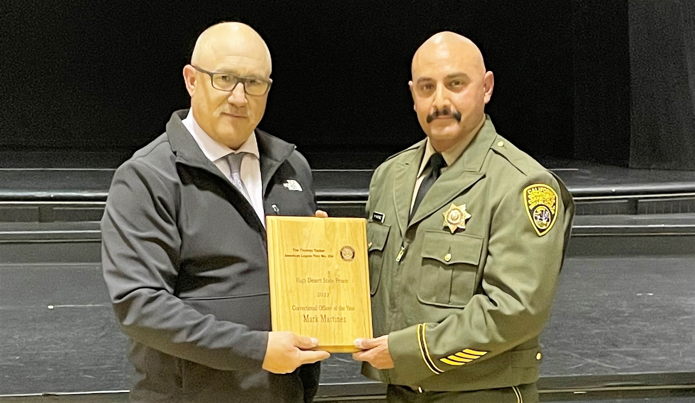 HDSP officer honored by American Legion - Inside CDCR