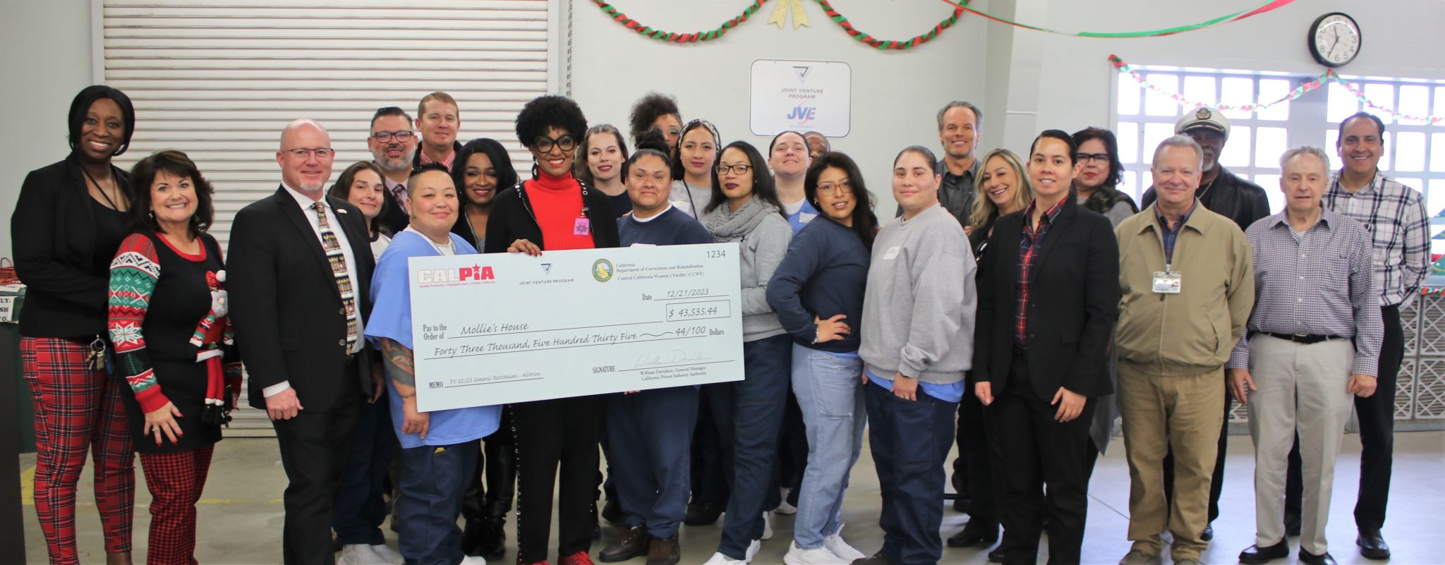 CALPIA participants donate to crime victims