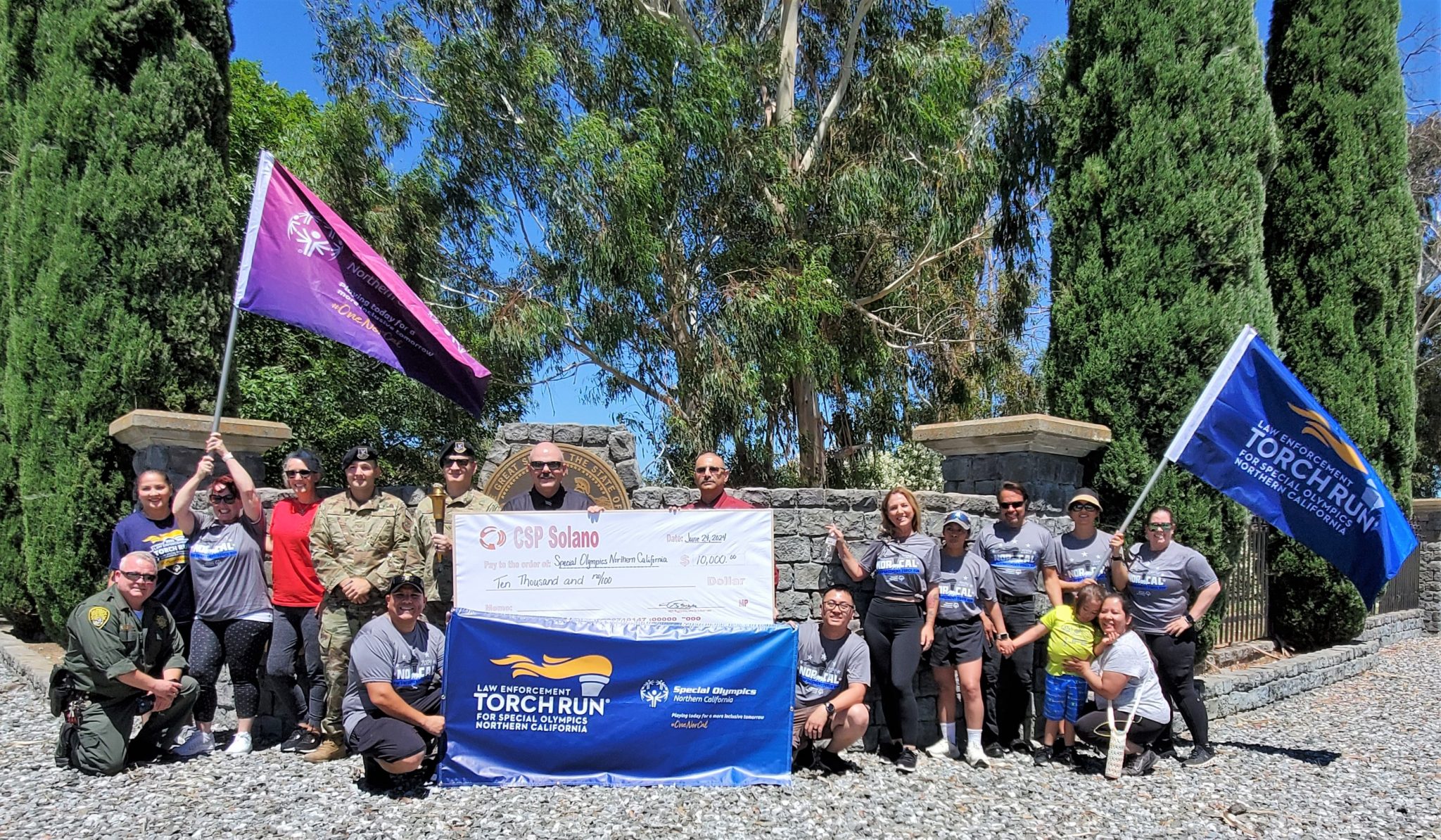 CDCR carries Special Olympics torch across California