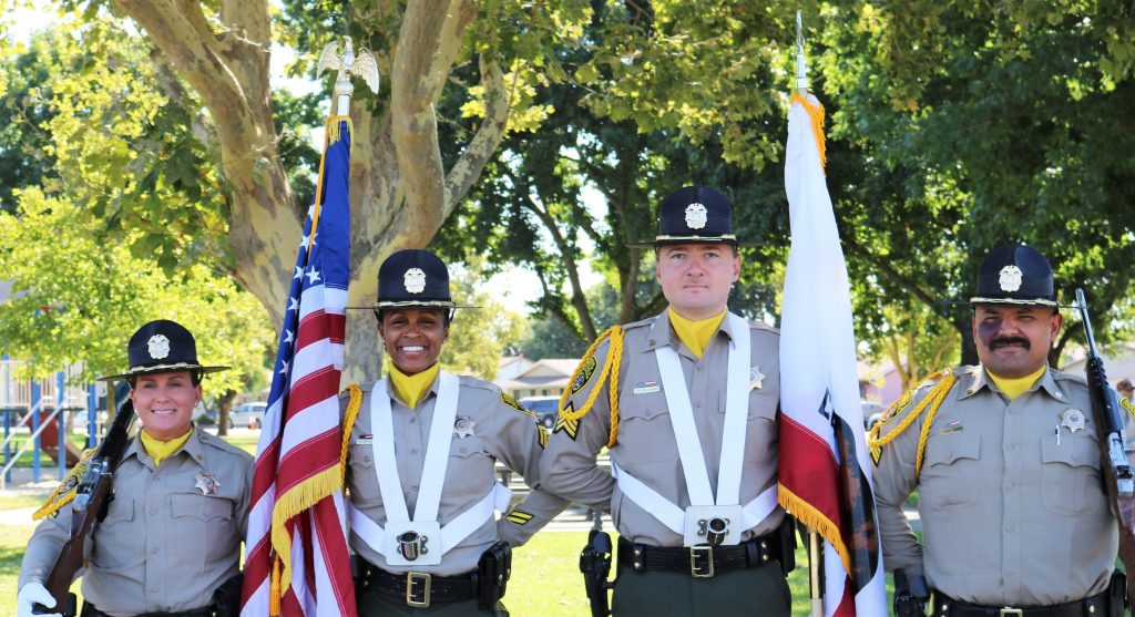 CDCR Color Guard, recruiters at Galt Fourth of July