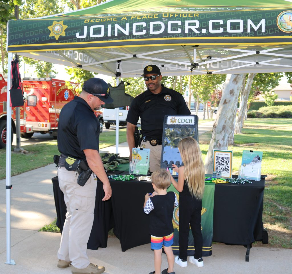 CDCR, CCHCS staff volunteer at National Night Out