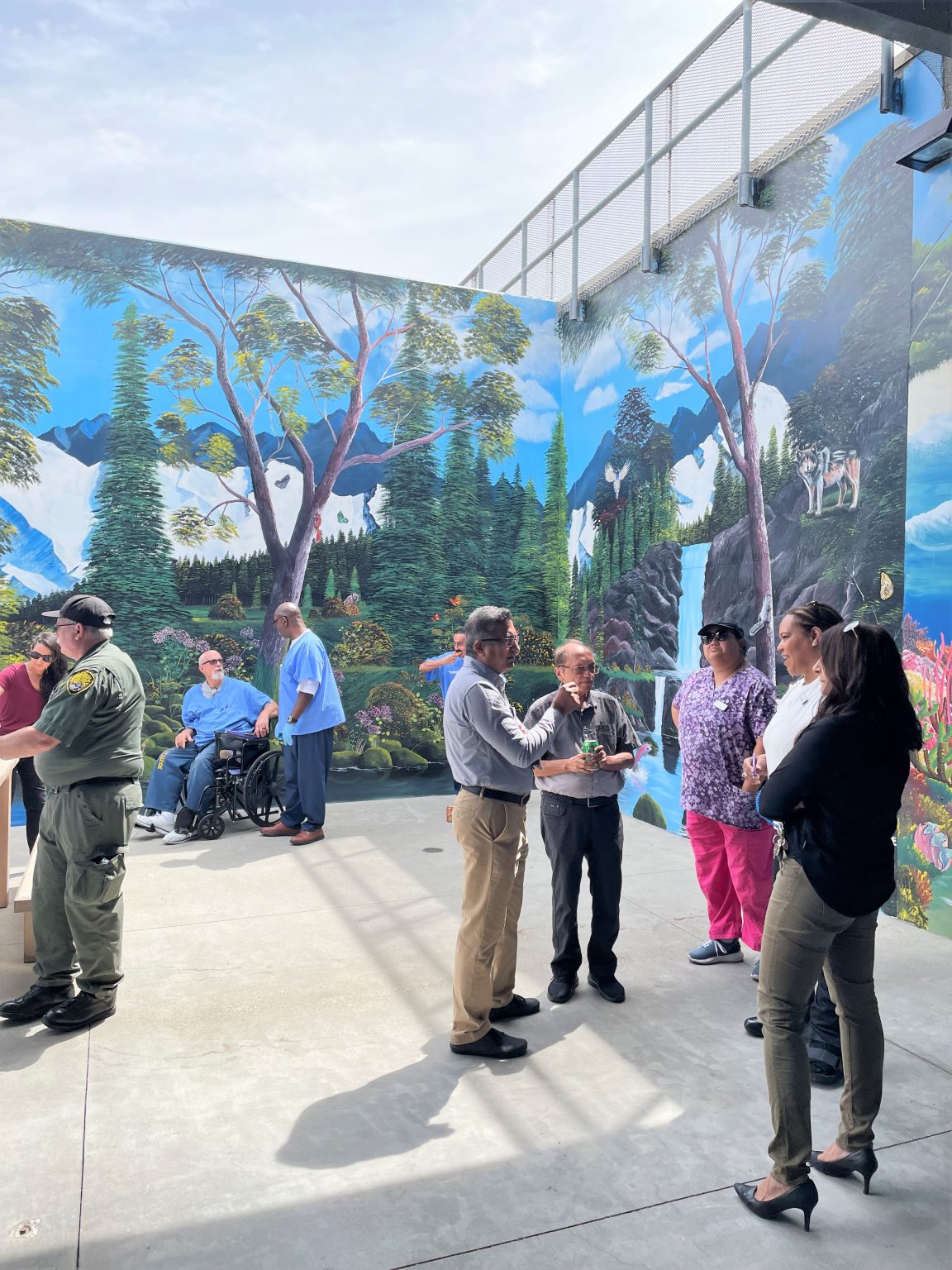 CHCF unveils palliative care mural - Inside CDCR