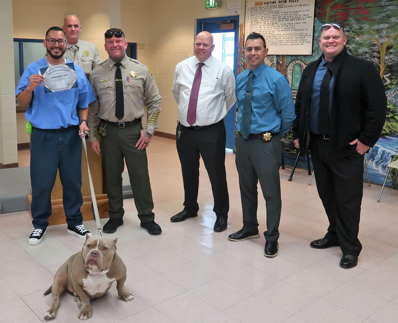 5 dogs graduate training at CSP-Corcoran - Inside CDCR