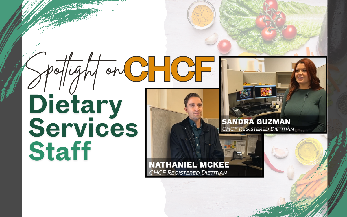 Spotlight on CHCF dietary services staff - Inside CDCR