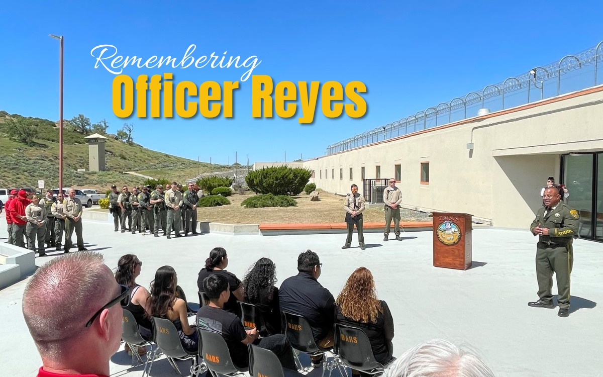 CCI-Tehachapi honors fallen Officer Reyes