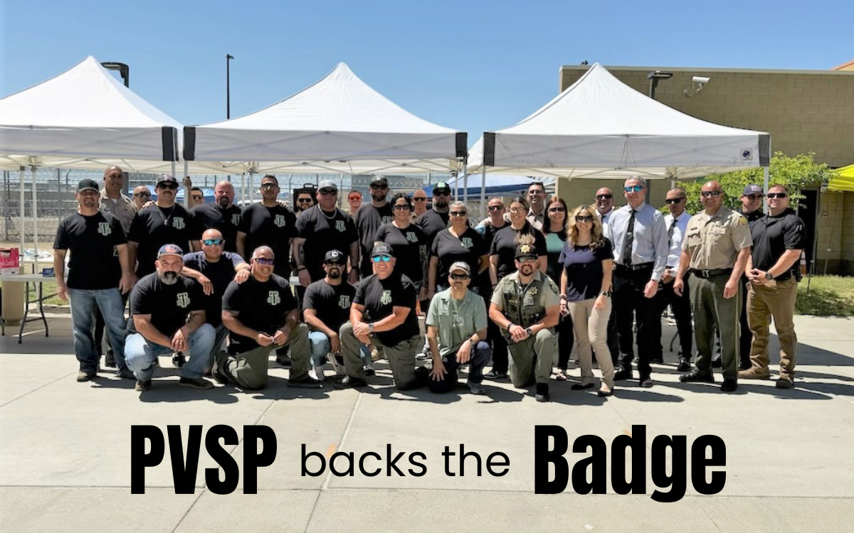 PVSP staff raise funds for family of fallen officer