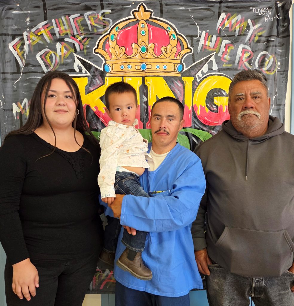 Staff facilitate special Father's Day visiting