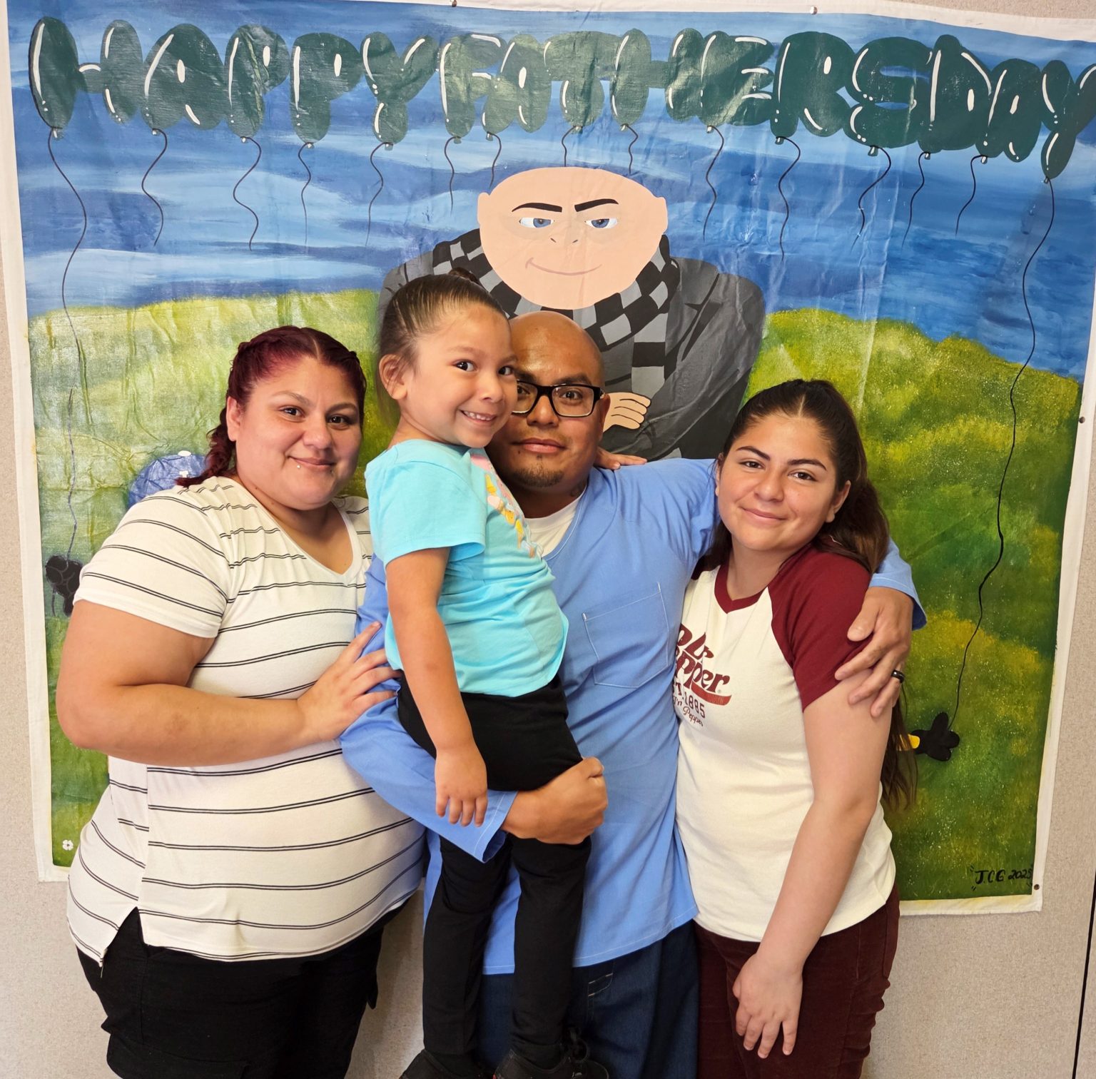 Staff facilitate special Father's Day visiting