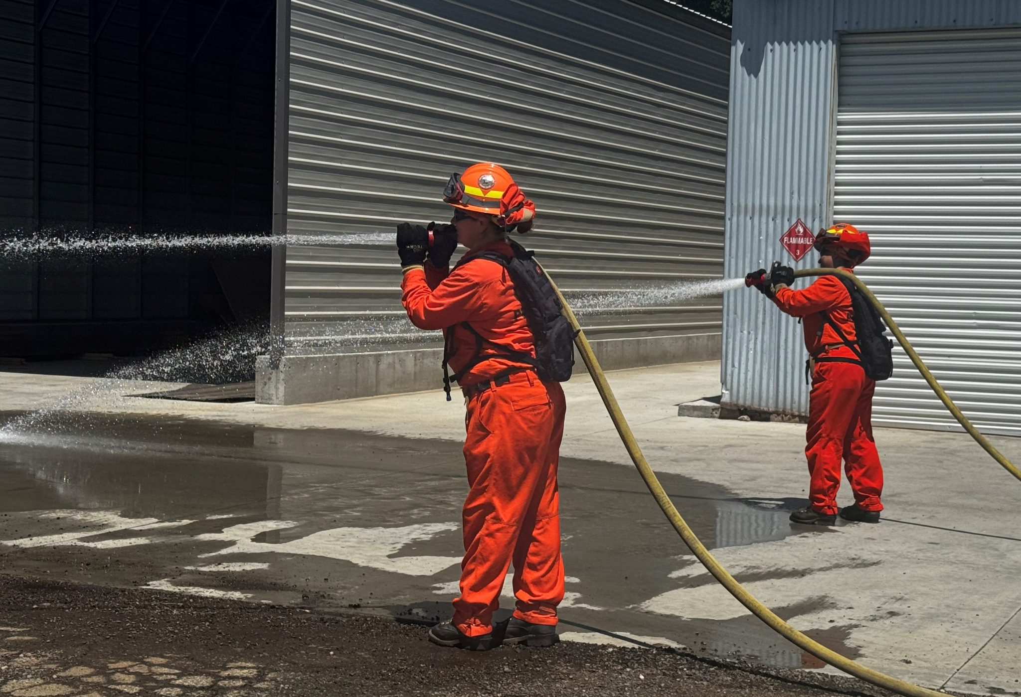 Camp holds first firefighter training graduation
