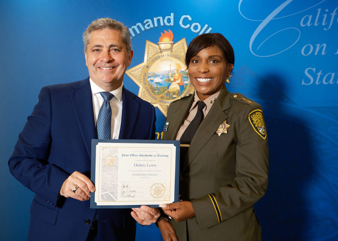 4 CDCR leaders graduate Law Enforcement Command College