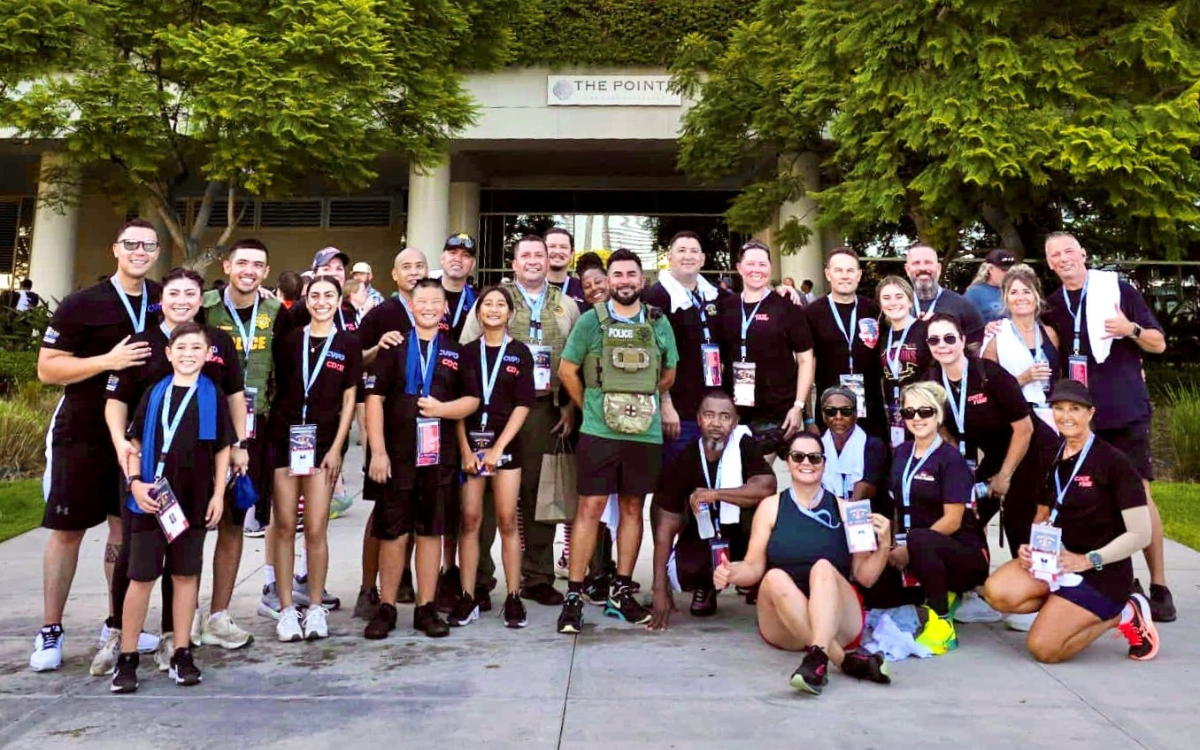 RJ Donovan staff climb stairs to honor lives lost Sept. 11