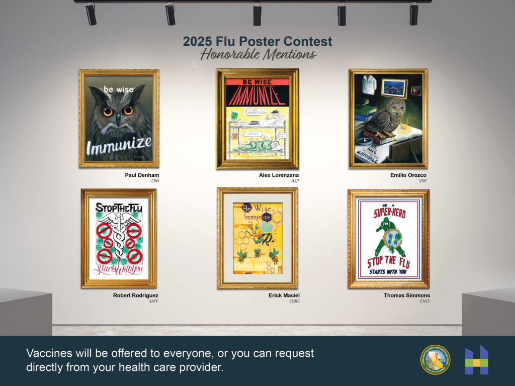 Incarcerated Flu Poster Campaign raises awareness - Inside CDCR