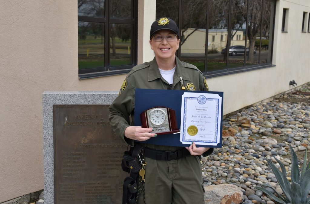 ASP honors staff with 25 years of service - Inside CDCR