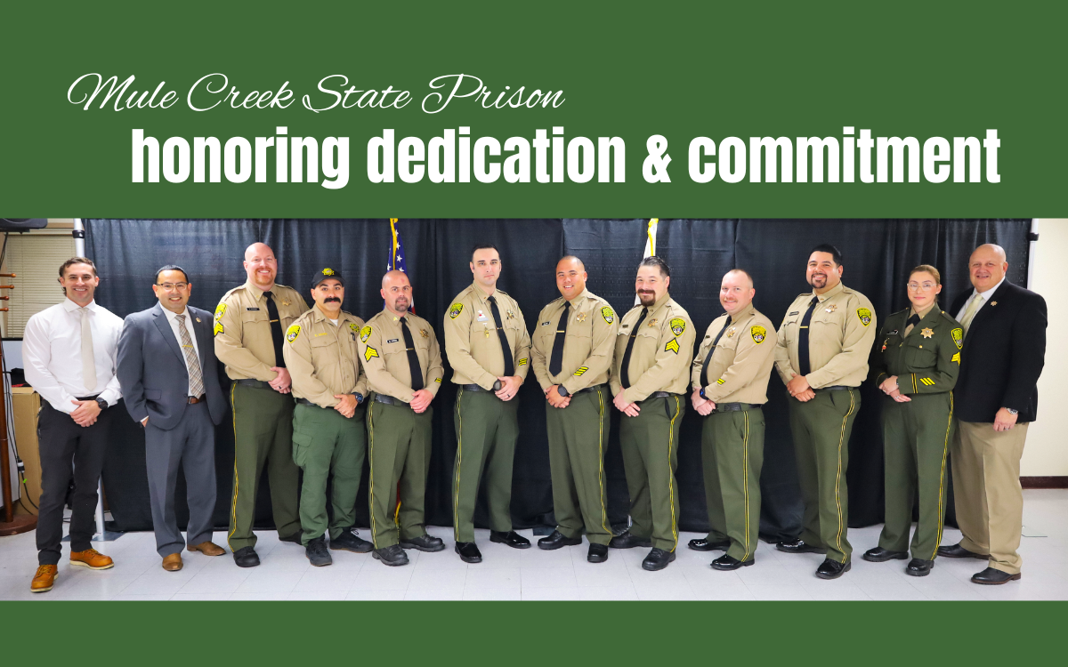 Mule Creek holds first promotional ceremony - Inside CDCR