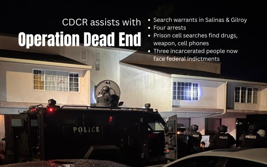CDCR joins other law agencies to target gang operation