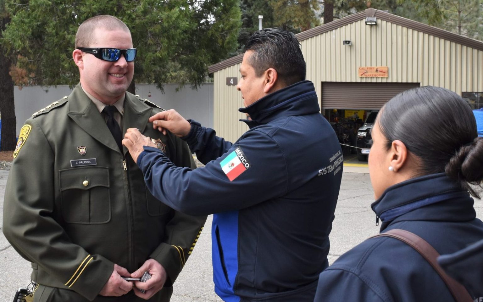 Mexico prison staff tour Oak Glen Conservation Camp - Inside CDCR