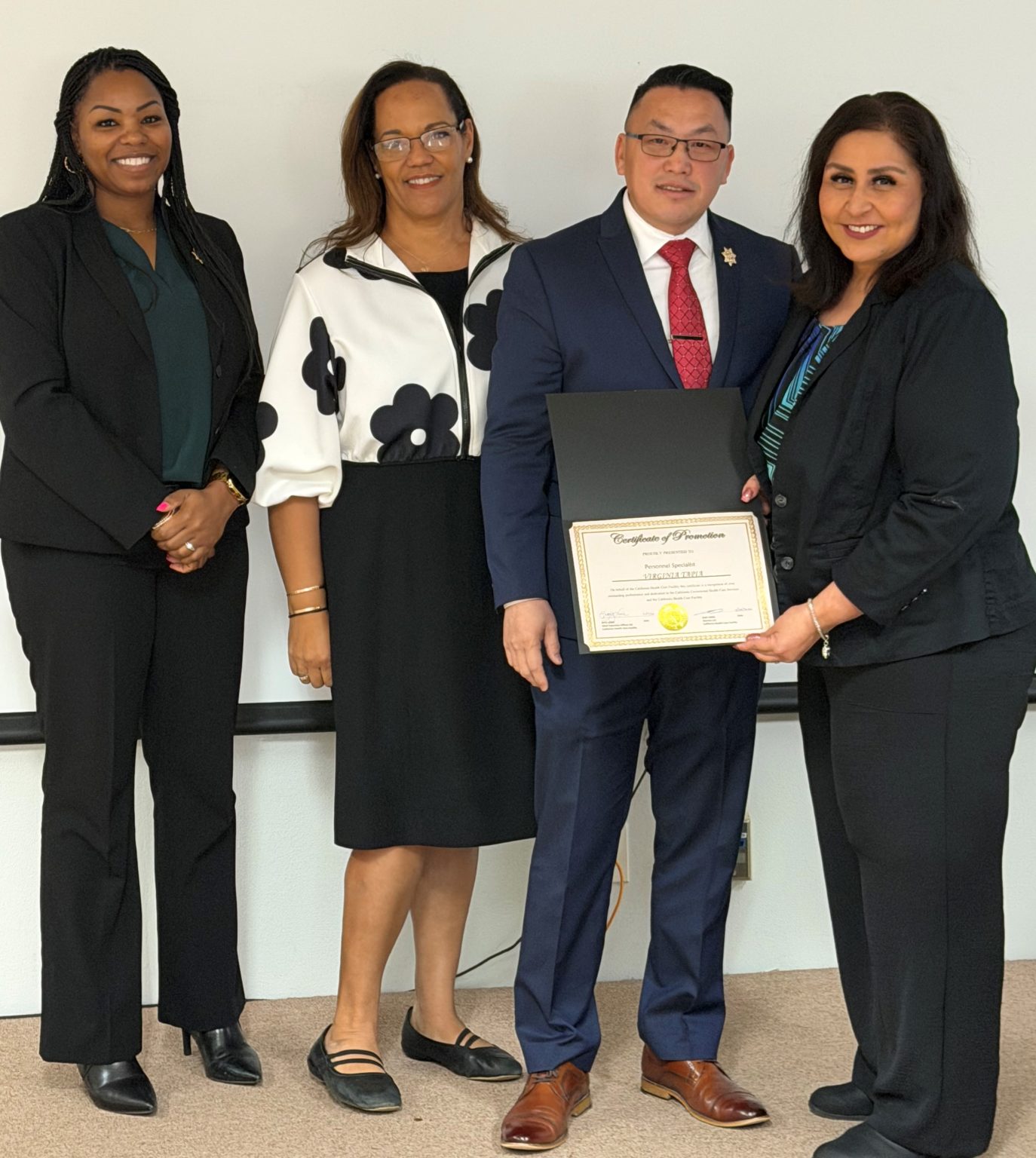 CHCF hosts second staff promotional ceremony - Inside CDCR