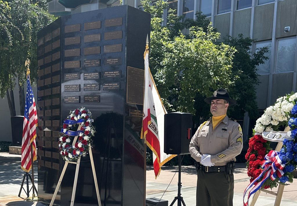 Wasco, KVSP Honor Guards serve at Peace Officers Memorial - Inside CDCR