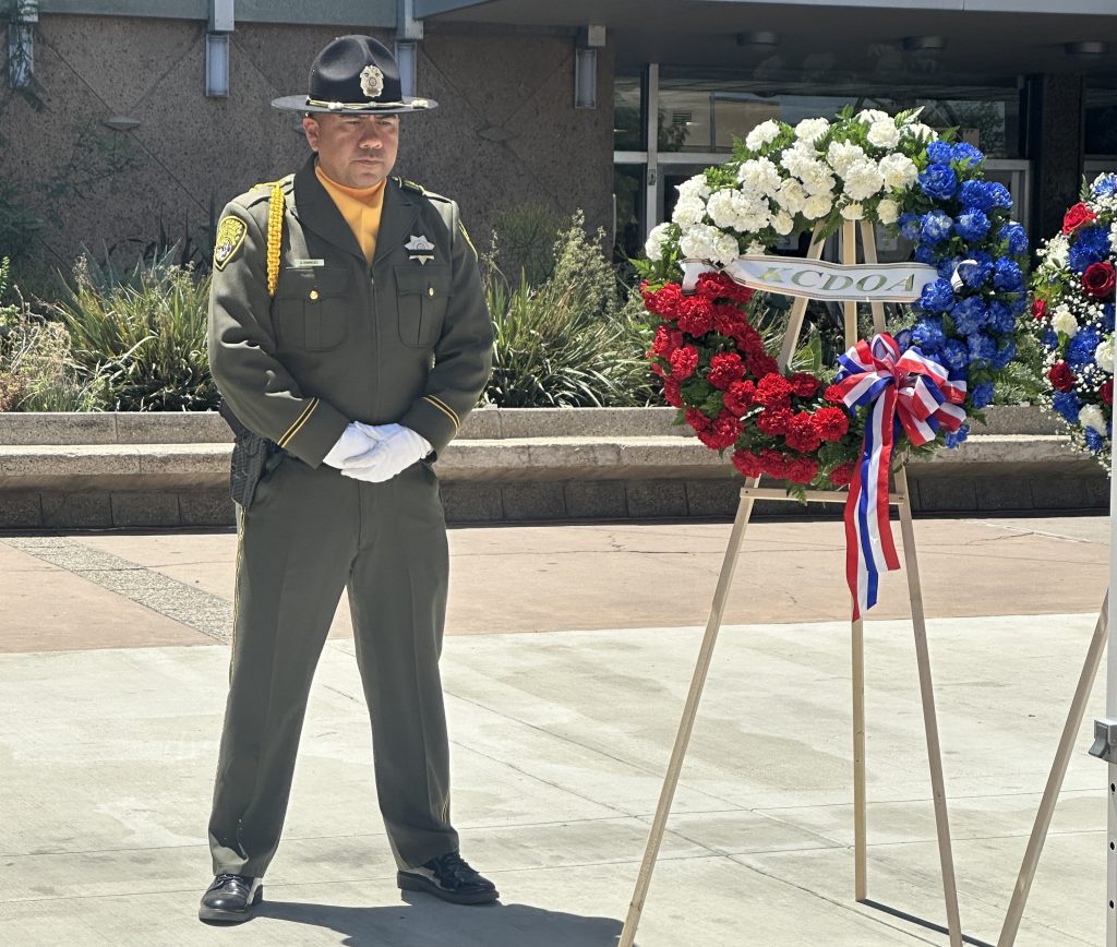 Wasco, KVSP Honor Guards serve at Peace Officers Memorial - Inside CDCR