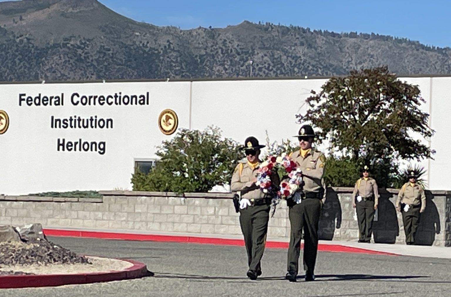 High Desert State Prison, FCI‑Herlong honor fallen officers