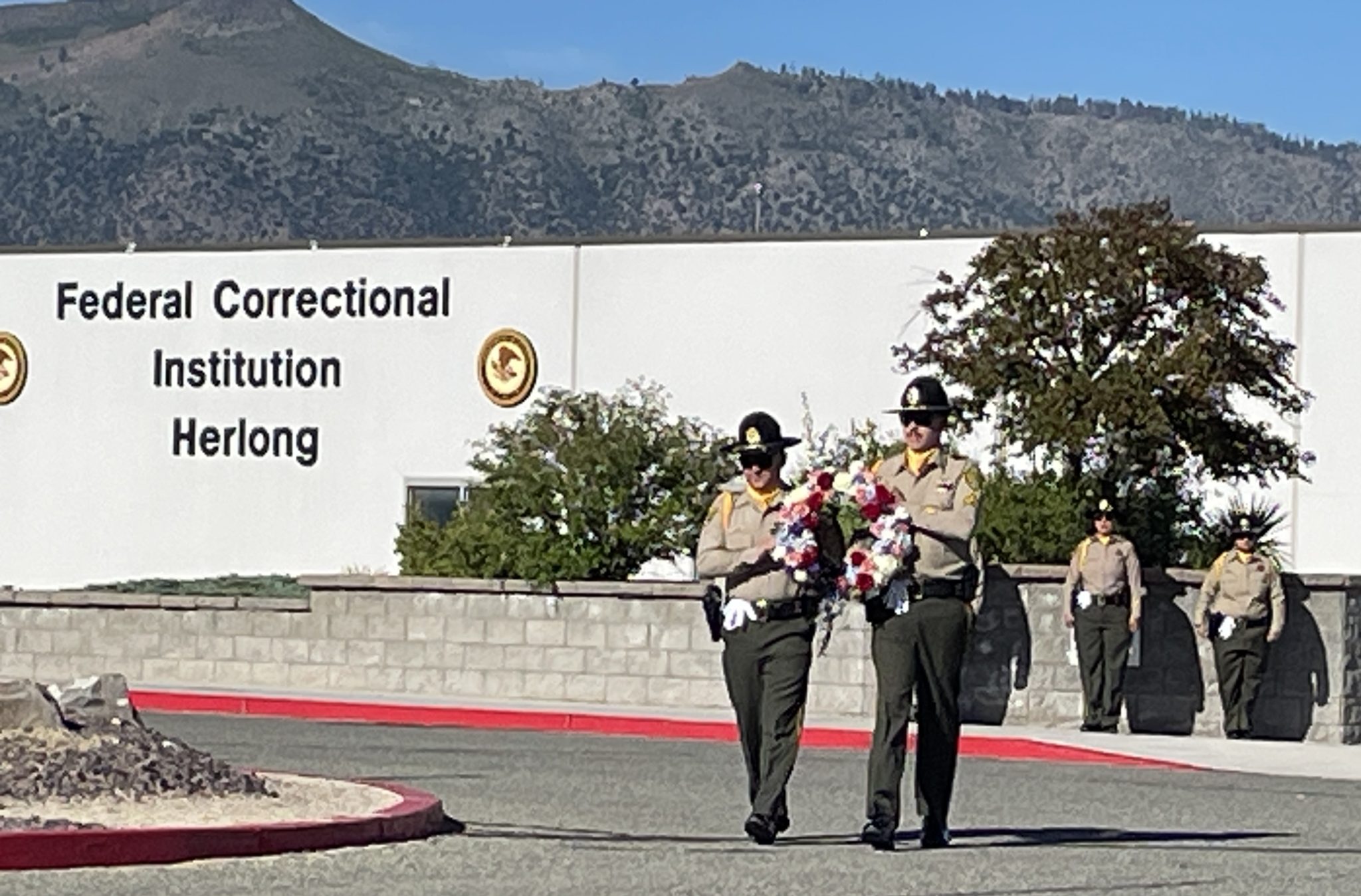 High Desert State Prison, FCI‑Herlong honor fallen officers