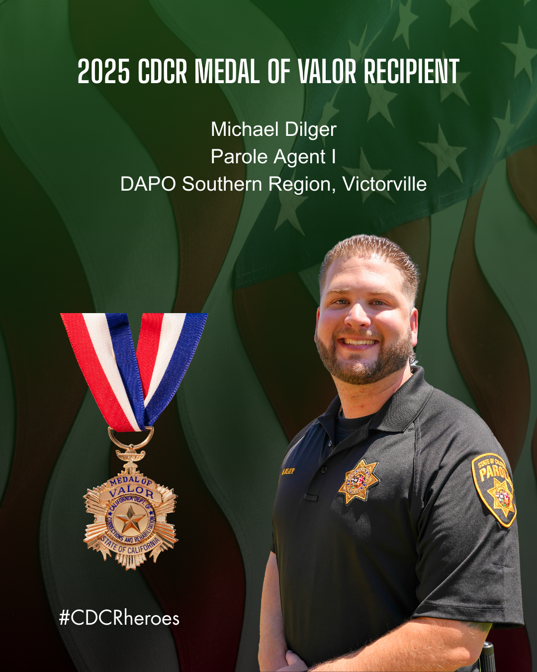 2025 Medal of Valor awards - CDCR Medal of Valor